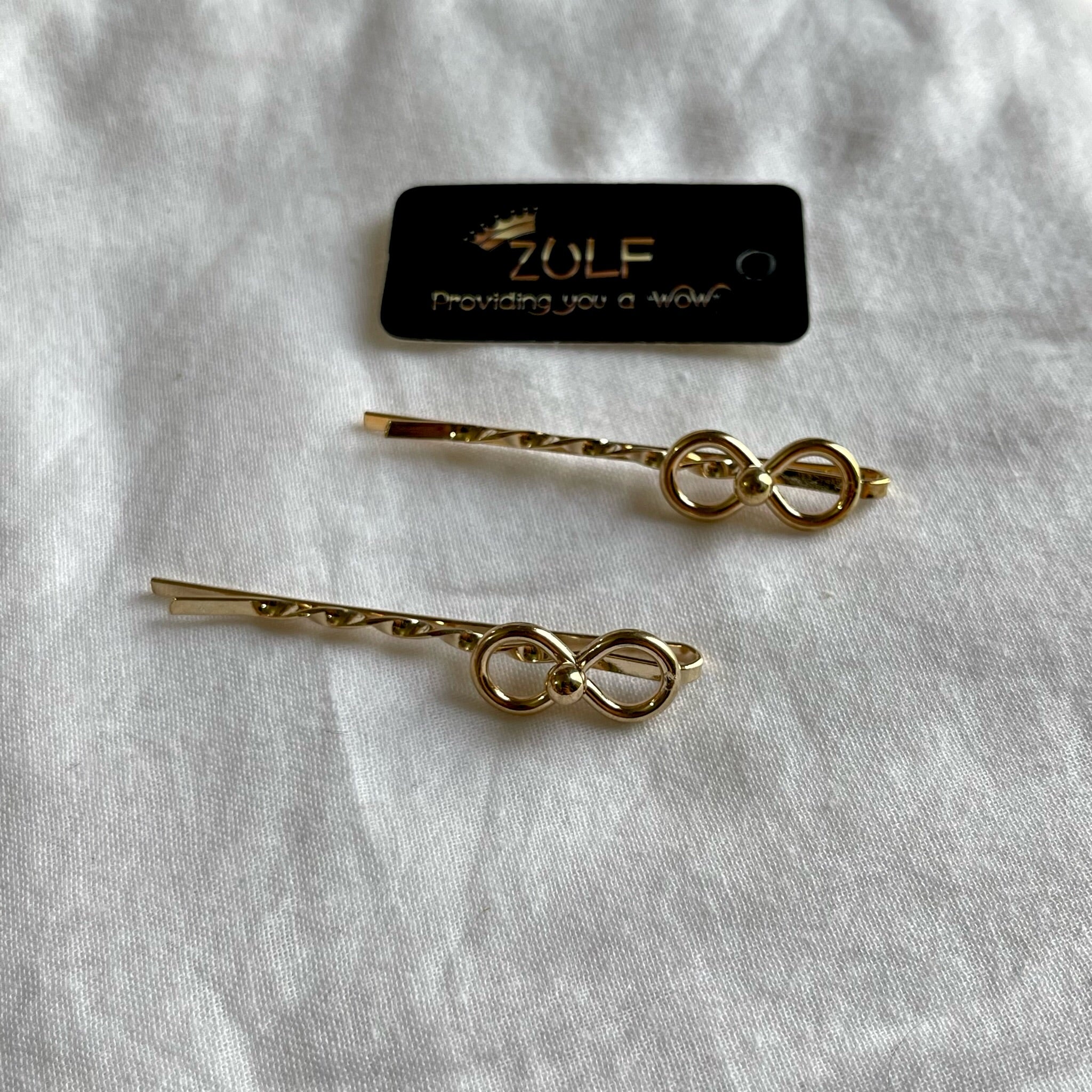 Gold loop Hair Pins set – Mekari by rk - official